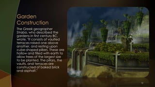 Hanging gardens of babylon | PPSX