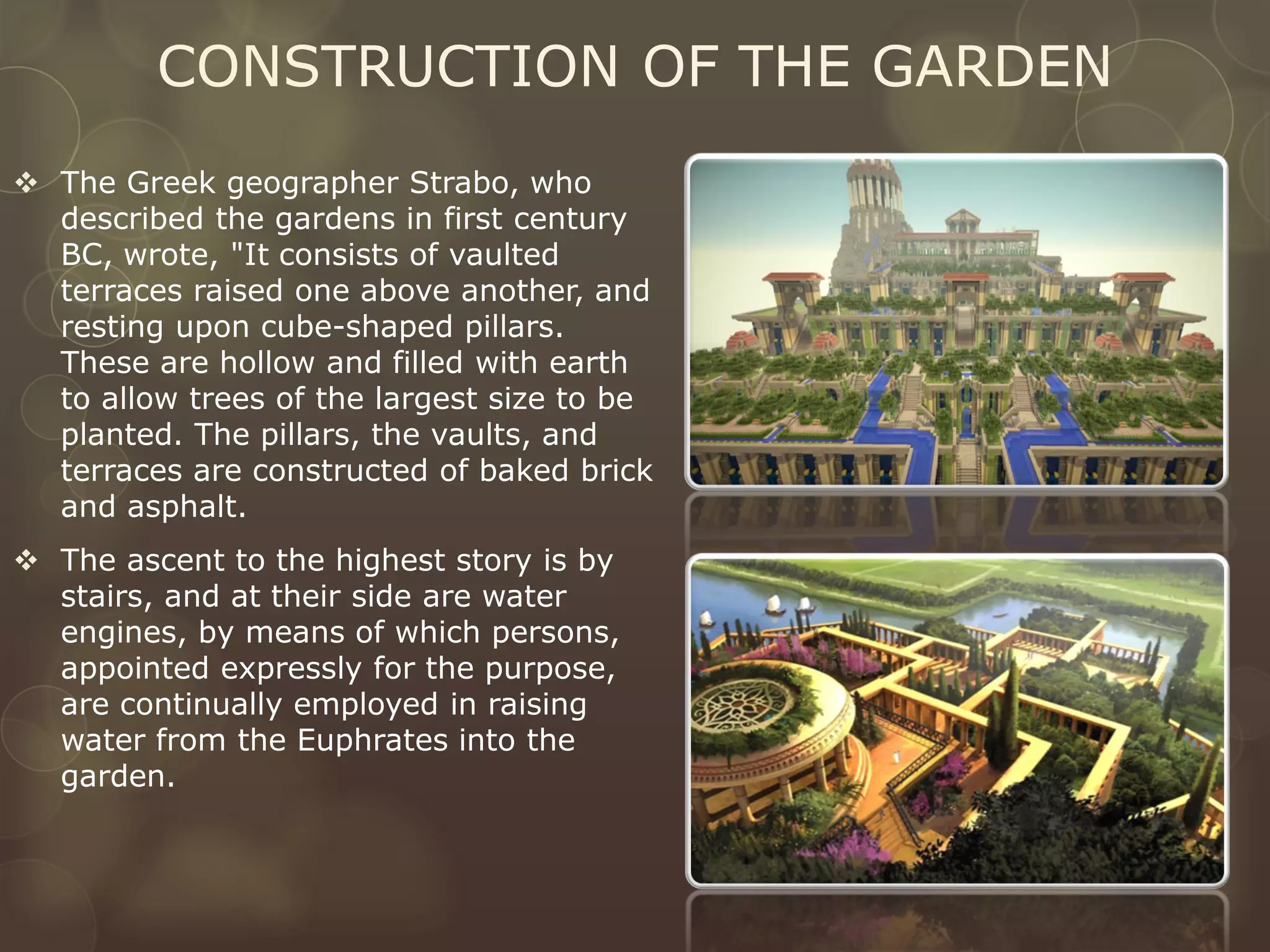 Hanging gardens of babylon, mesopotamia | PDF
