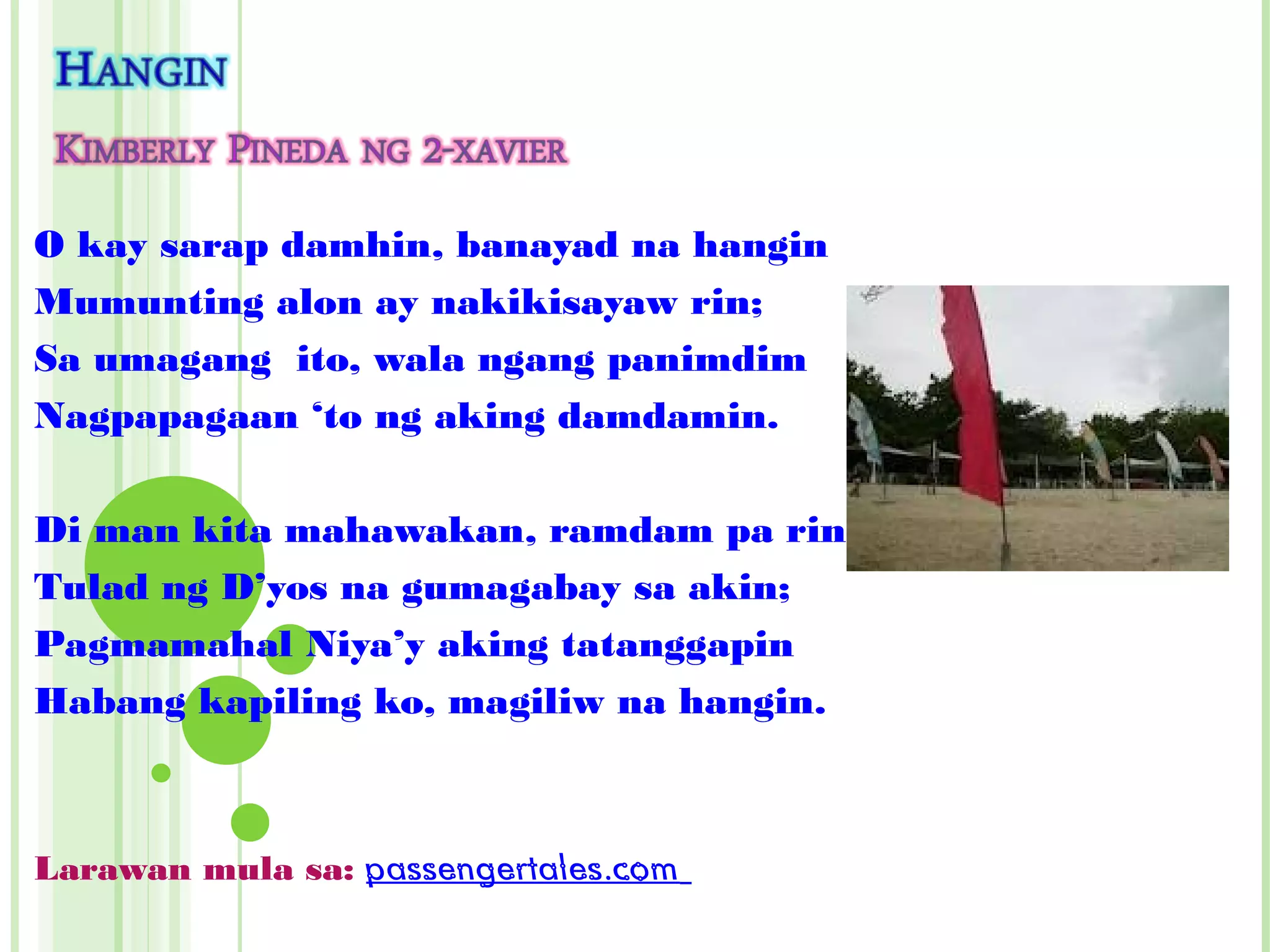 Hangin ni Kimberly Pineda | PPT
