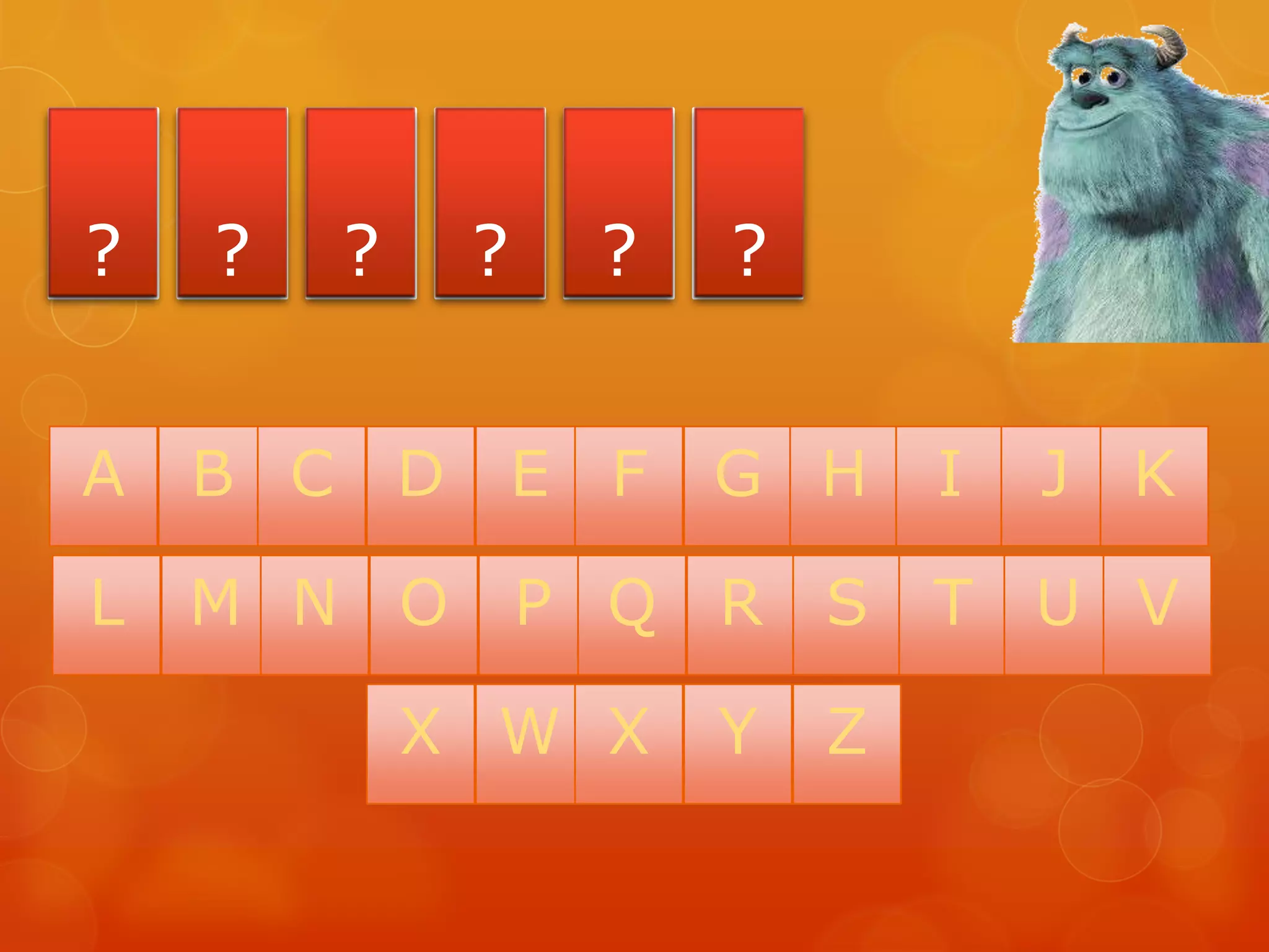 Hangman - ESL general vocabulary review for kids | PPT