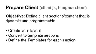 Hangman for the Masses Showcase of Web Tech | PPT | Free Download