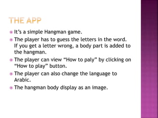 Hangman game | PPTX