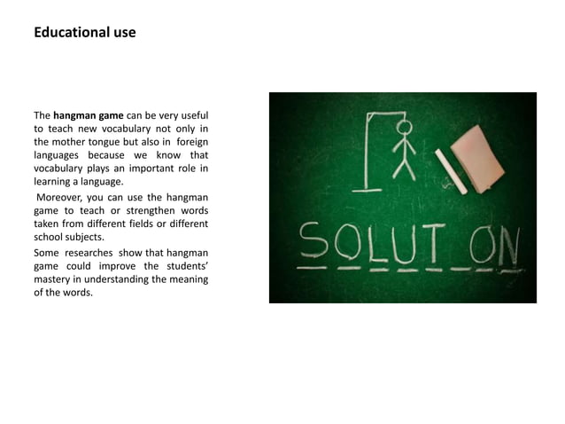 Hangman presentation | PPTX