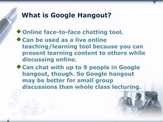Hangout | PPT