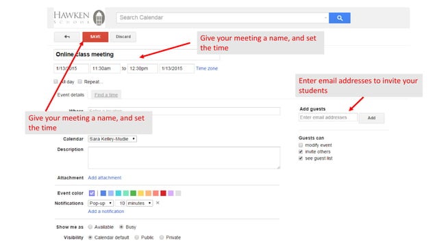 Hangouts tutorial | PPTX