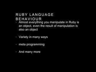 Hangout with ruby | PPT