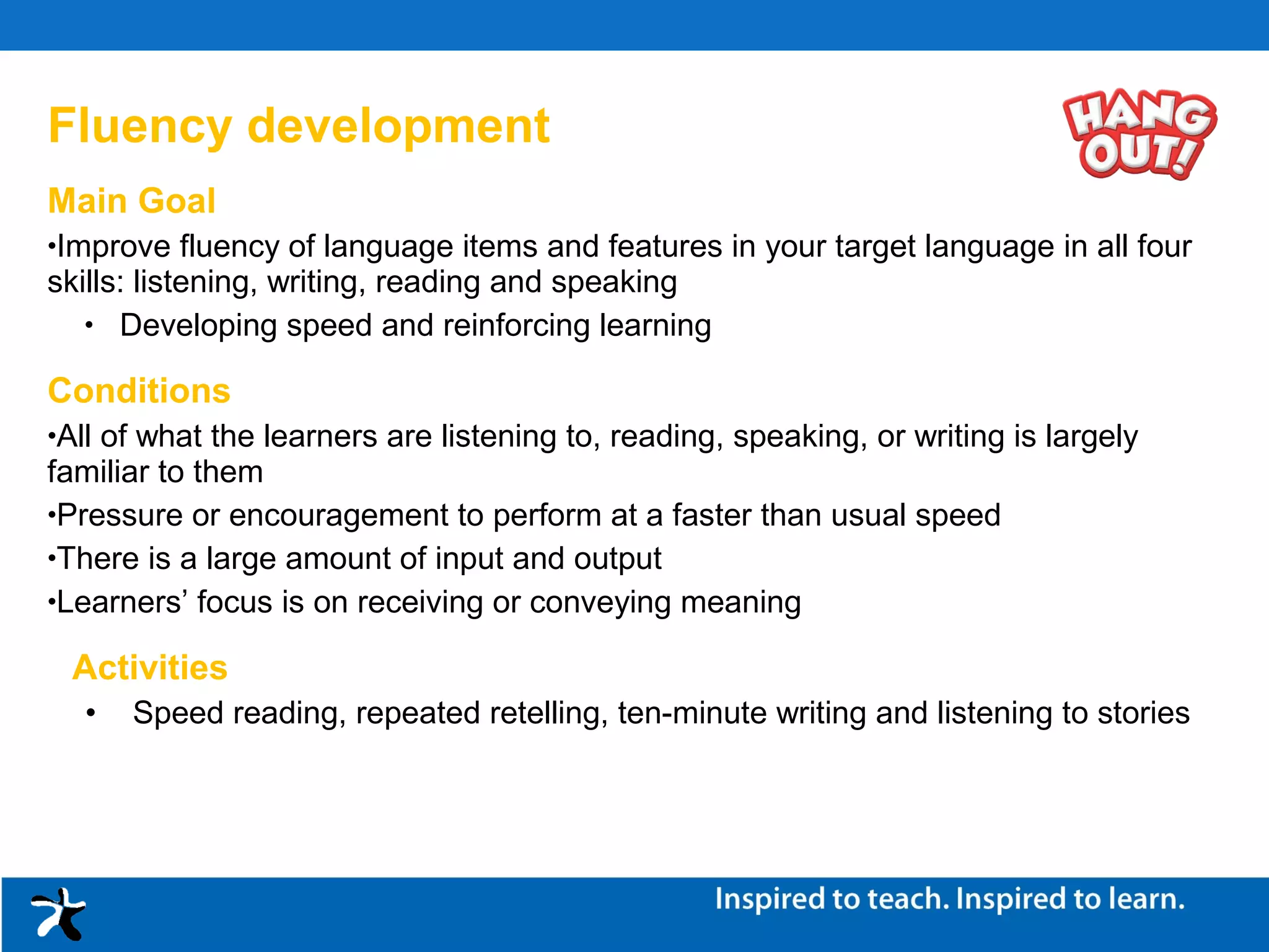 Hang out with the four strand theory!