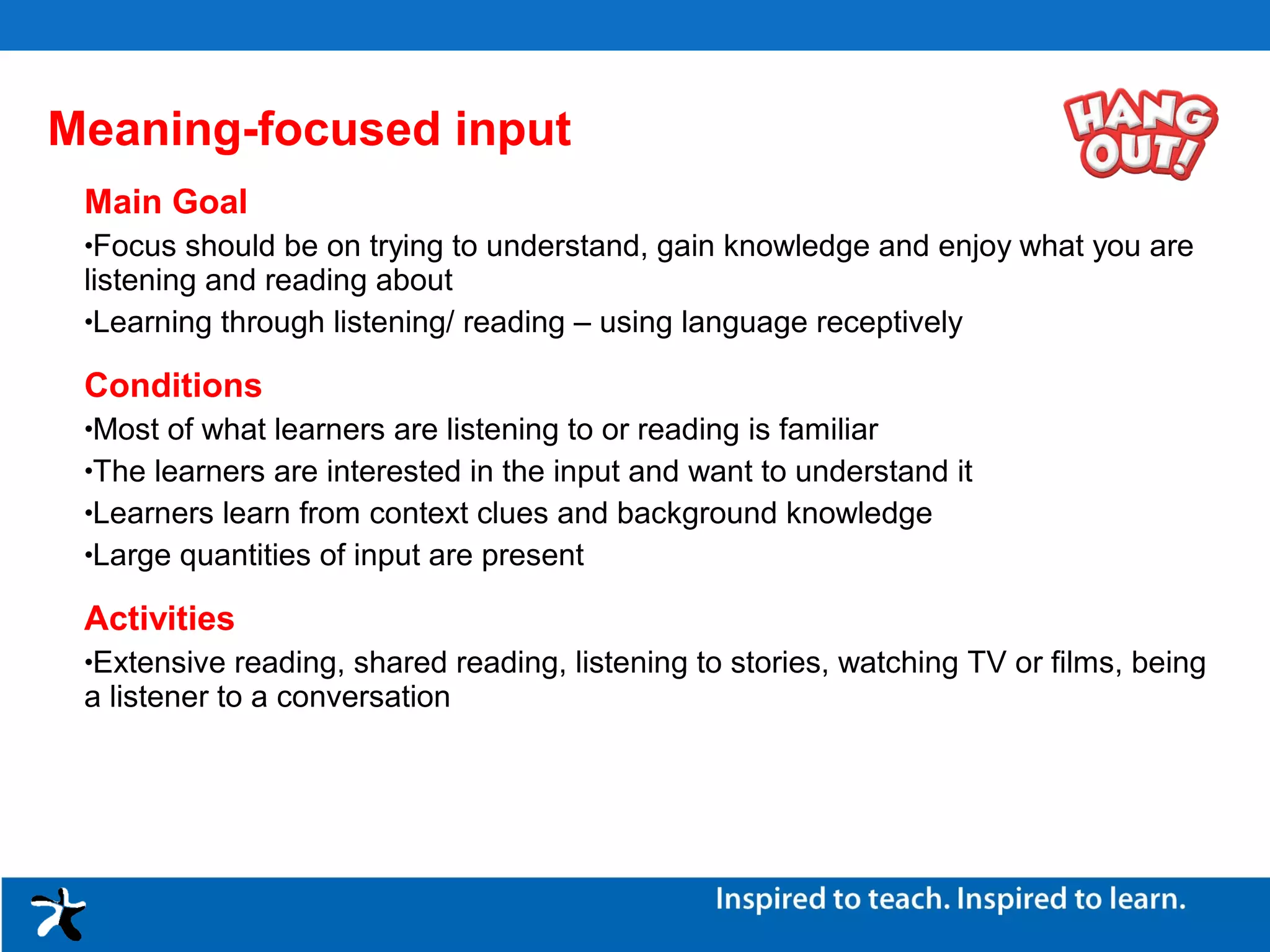 Hang out with the four strand theory!