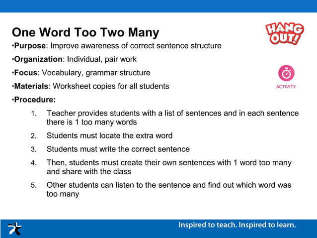 Hang out with the four strand theory!