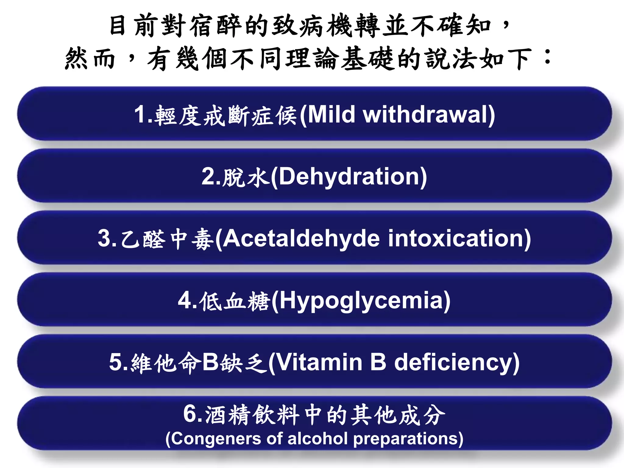 Hangover symptoms, mechanisms and treatments | PPT