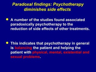 Hani hamed dessoki, side effects of psychotherapy | PPT