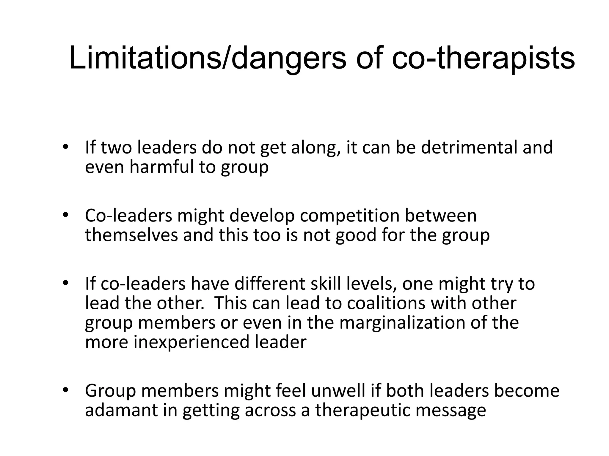 Hanipsych, hazards of group therapy | PPTX