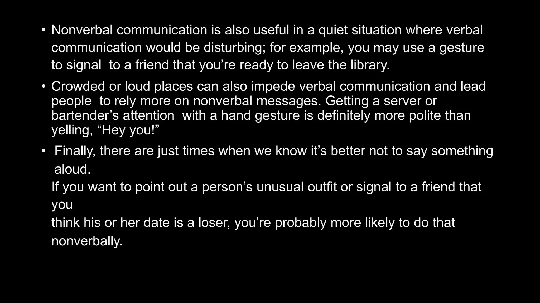 Non Verbal Communication | PPTX