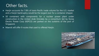 Hanjin presentation | PPTX | Logistics and Transportation Industry | Industries