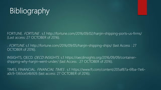 Hanjin presentation | PPTX | Logistics and Transportation Industry | Industries