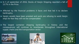 Hanjin presentation | PPTX | Logistics and Transportation Industry | Industries