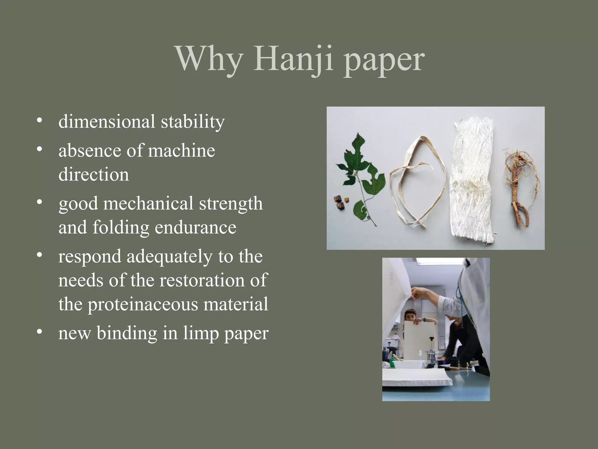 Hanji paper a new material from an old tradition | PPT