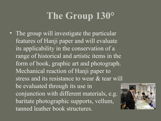 Hanji paper a new material from an old tradition | PPT