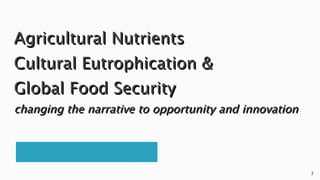 Hank Venema, IISD - Water & Agriculture | PPT