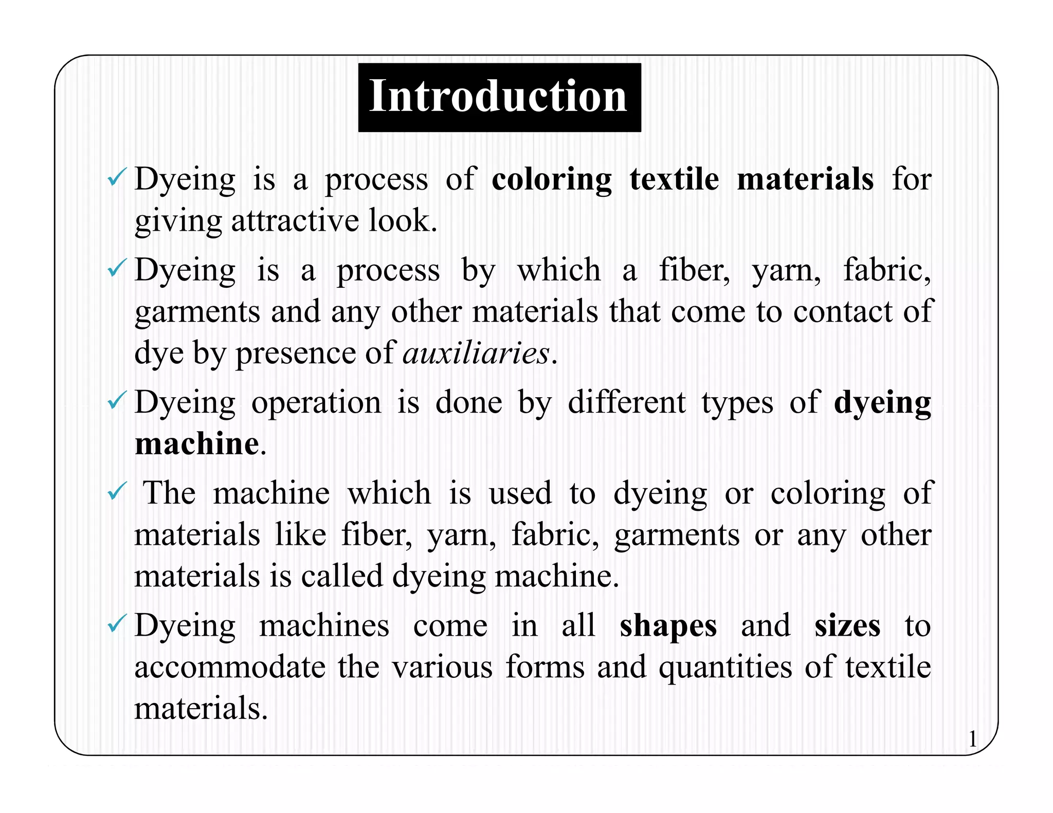 Hank dyeing machine | PDF