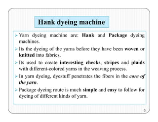 Hank dyeing machine | PDF