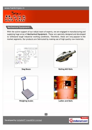 Hank Impex Private Limited, Mumbai, Slag Boxes | PDF | Manufacturing ...