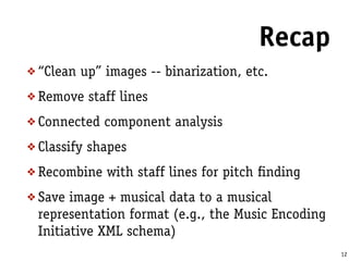 Mp25: Optical Music Recognition with Python | PDF