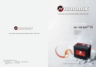 HANMIX MAINTENANCE FREE BATTERY | PPT