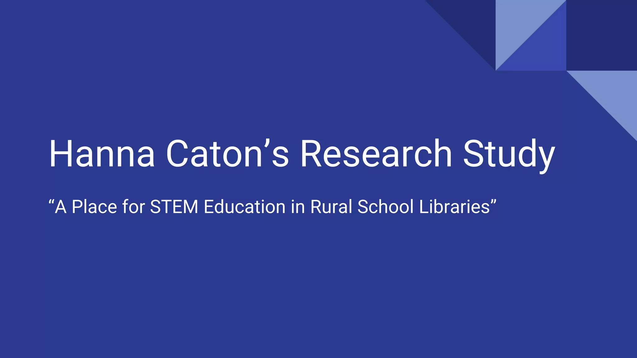 Hanna Caton - Case Study | PPTX | Education industry | Industries