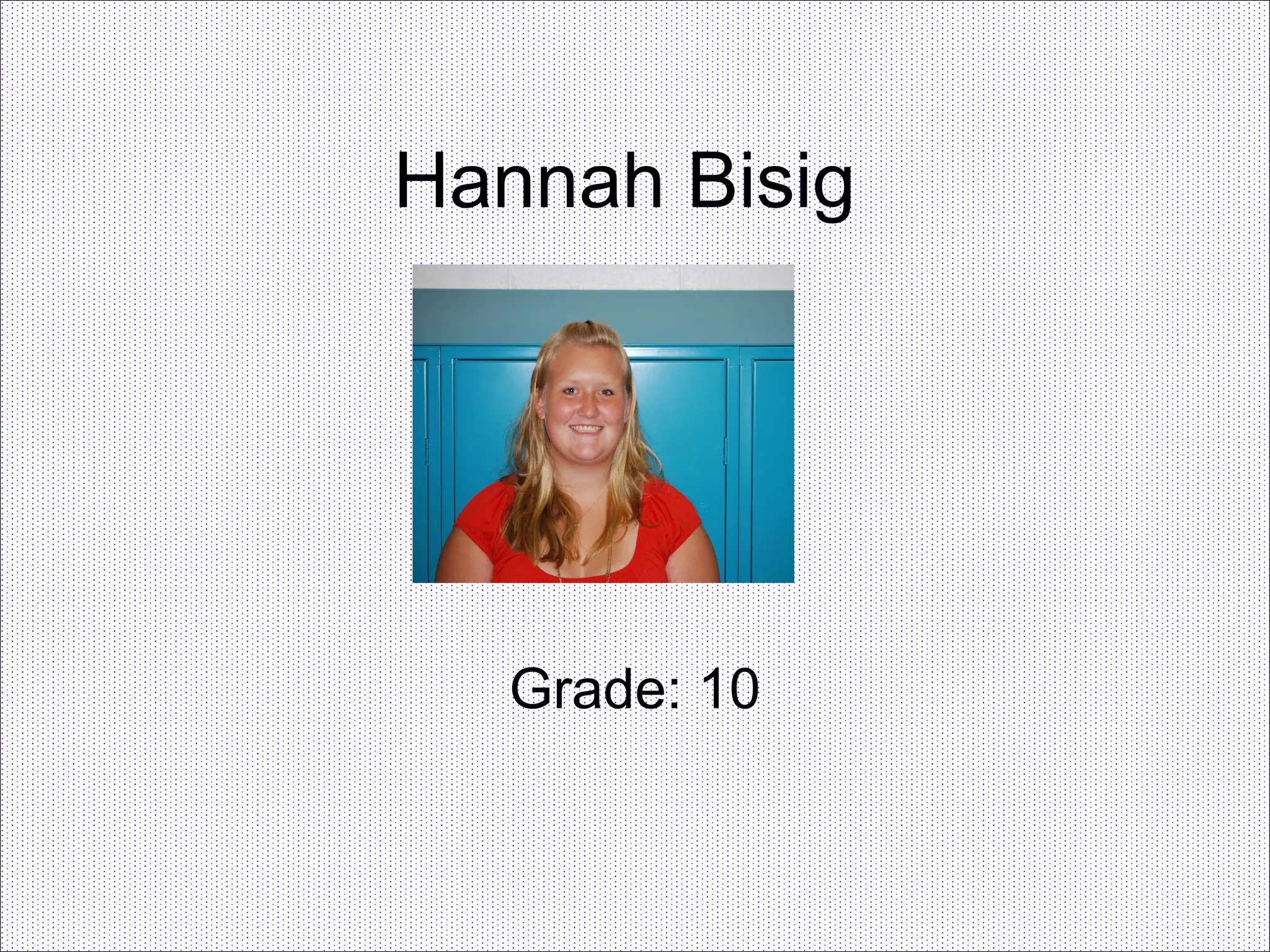 Hannah Bisig | PPT