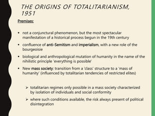 Hannah Arendt and Totalitarian Power.pptx