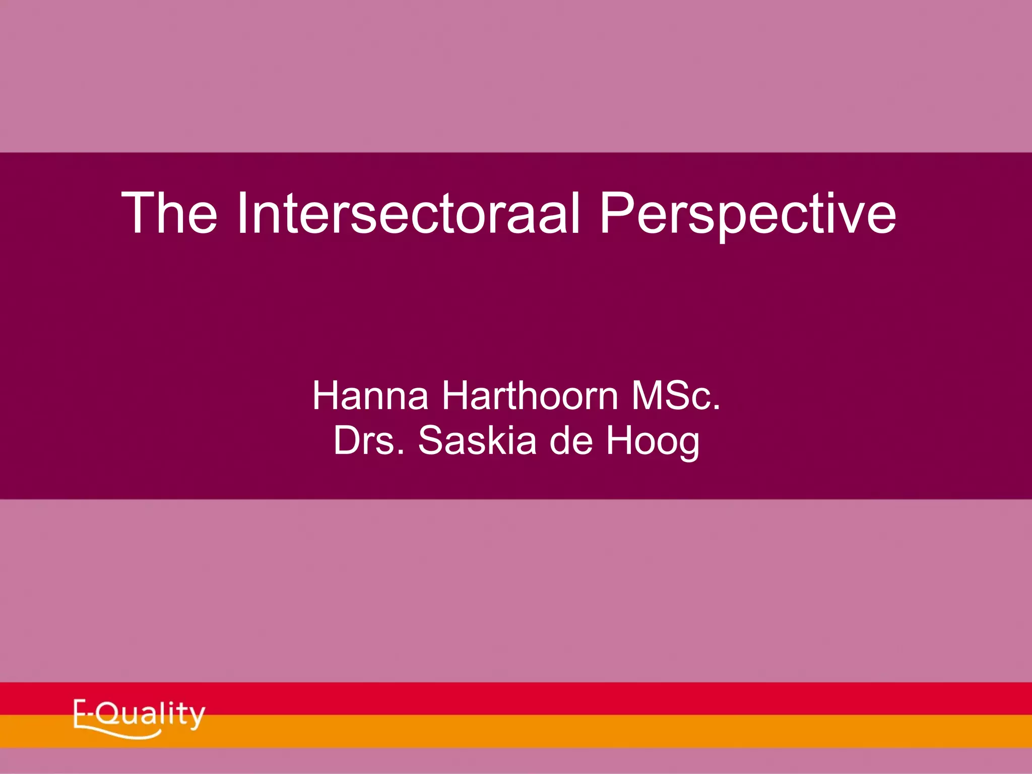 Hanna Harthoorn - E Quality | PPT