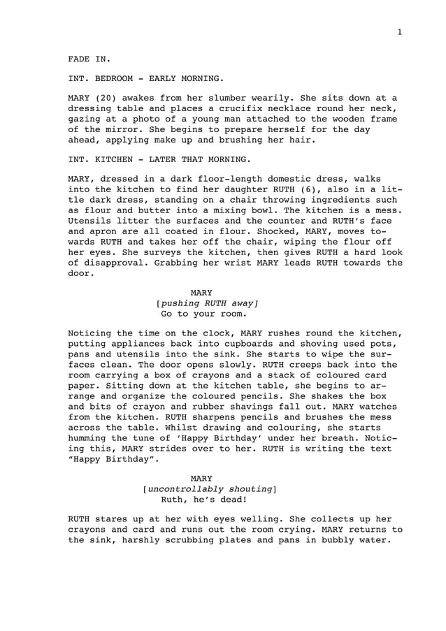 Hannah butters script draft 2 | PDF