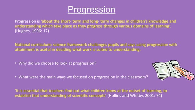 Progression in Science - 6th March | PPTX