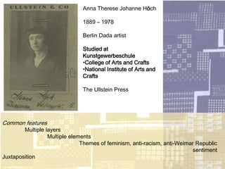 Hannah Hoch Presentation by Aziza | PPTX