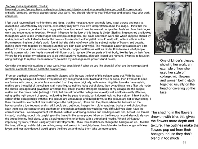 Hannahs evaluation photography | PPT