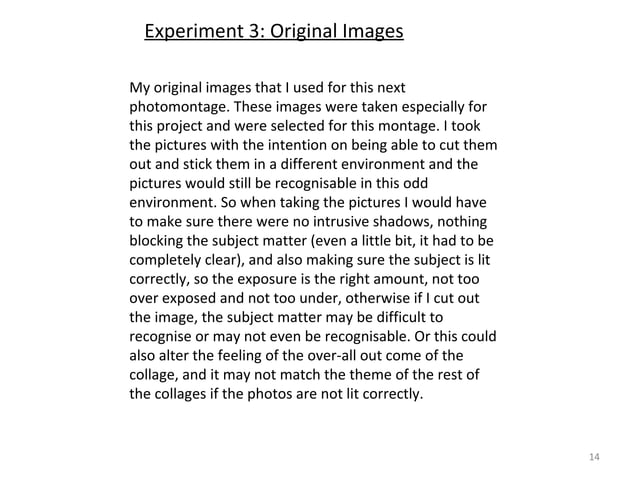 Hannahs evaluation photography | PPT