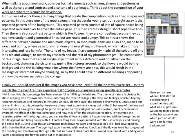 Hannahs evaluation photography | PPT