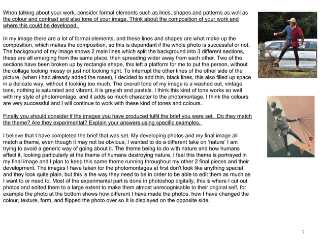 Hannahs evaluation photography | PPT