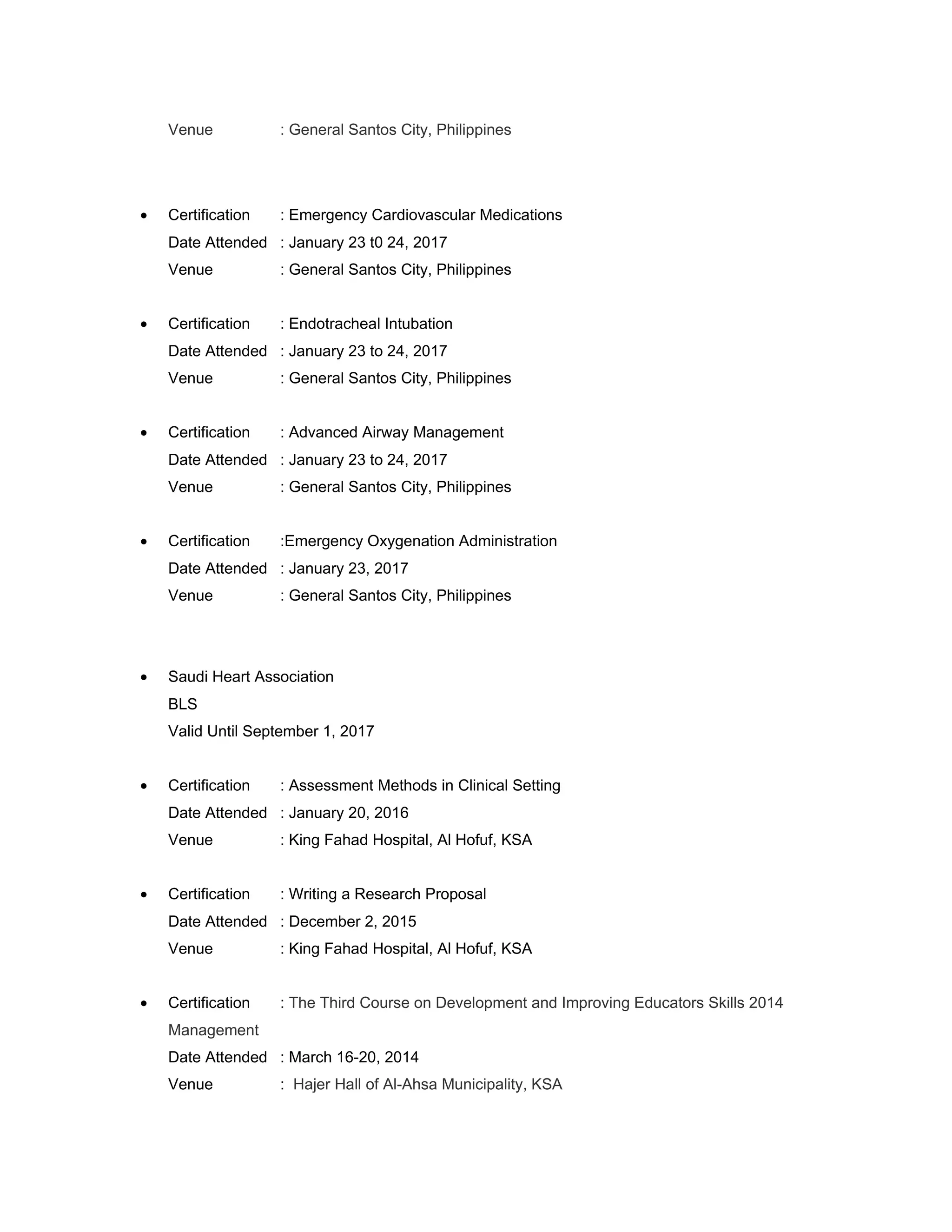 Hanna lyn alava cv with hosp | PDF