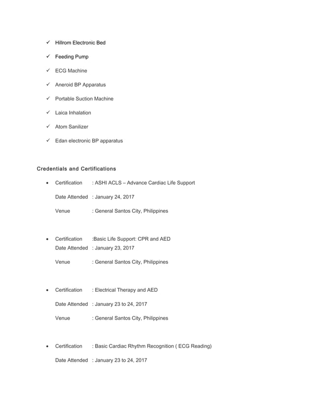 Hanna lyn alava cv with hosp | PDF