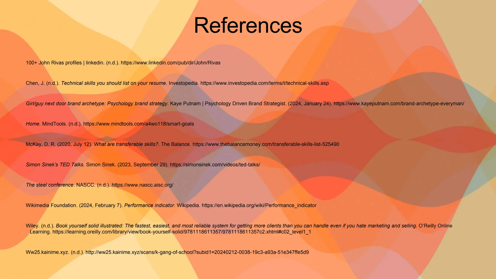 Personal Brand Exploration, Mack Hanna. FullSailUniversity | PPT