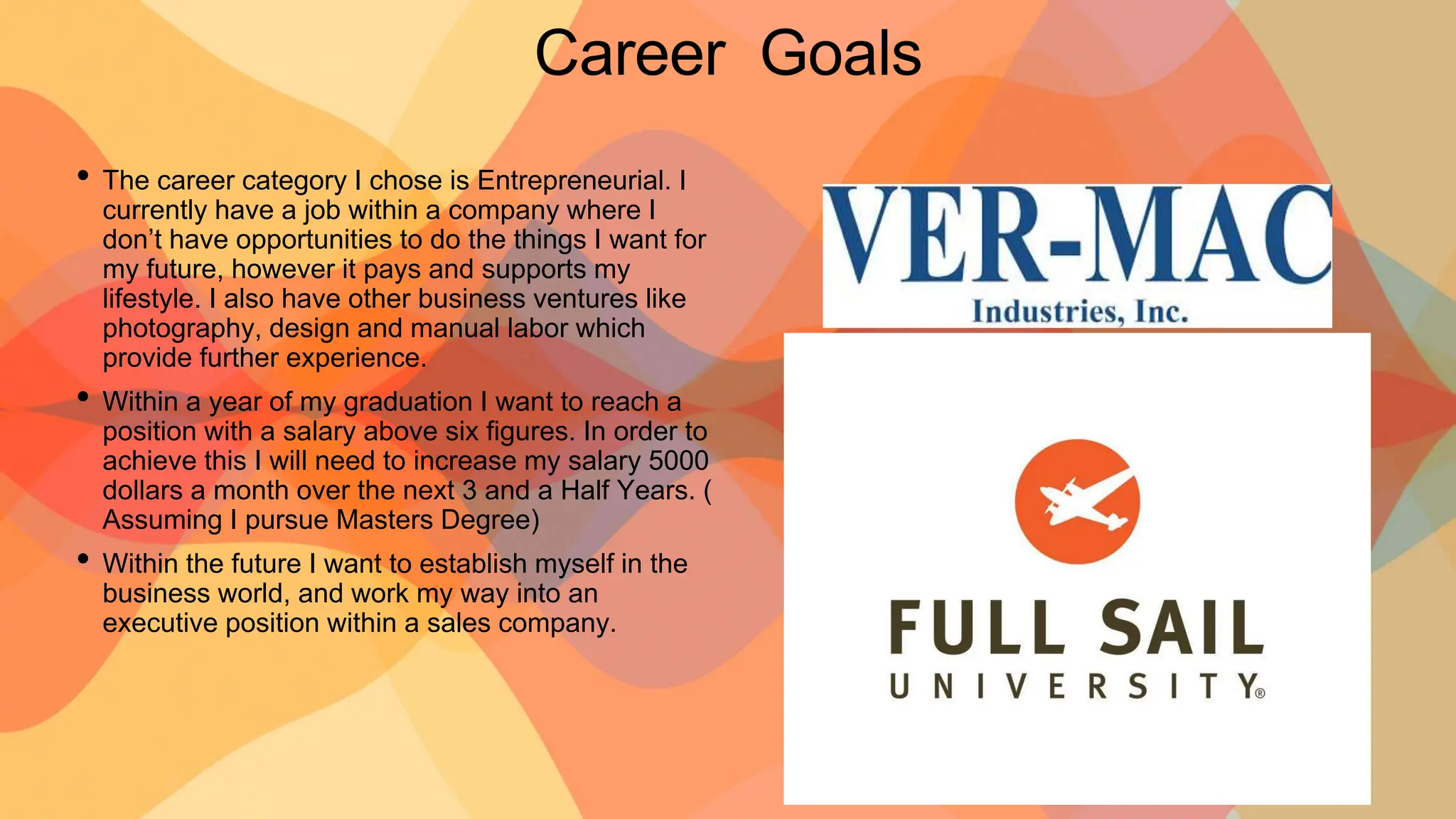 Personal Brand Exploration, Mack Hanna. FullSailUniversity | PPT