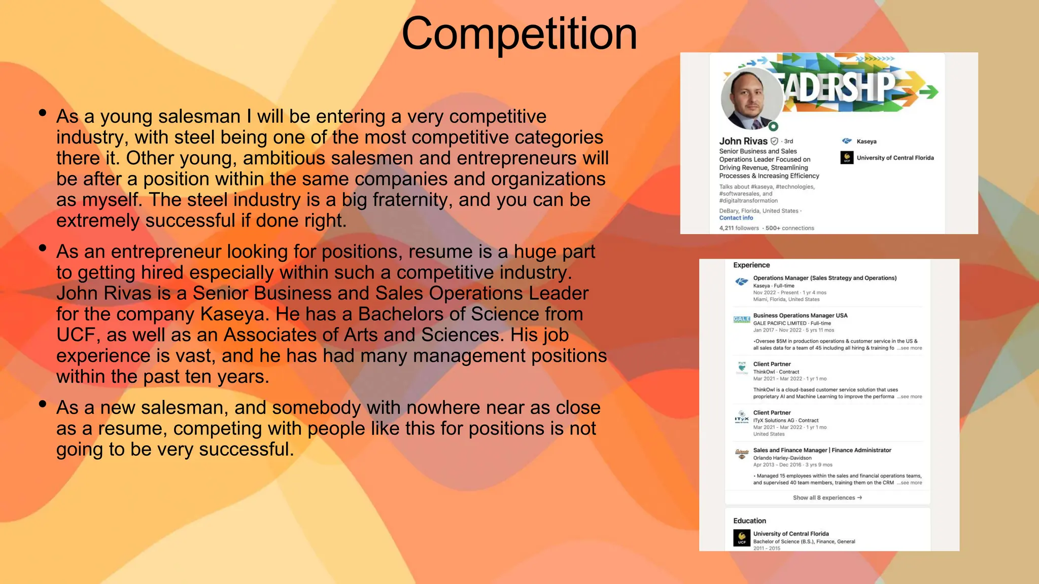 Personal Brand Exploration, Mack Hanna. FullSailUniversity | PPT