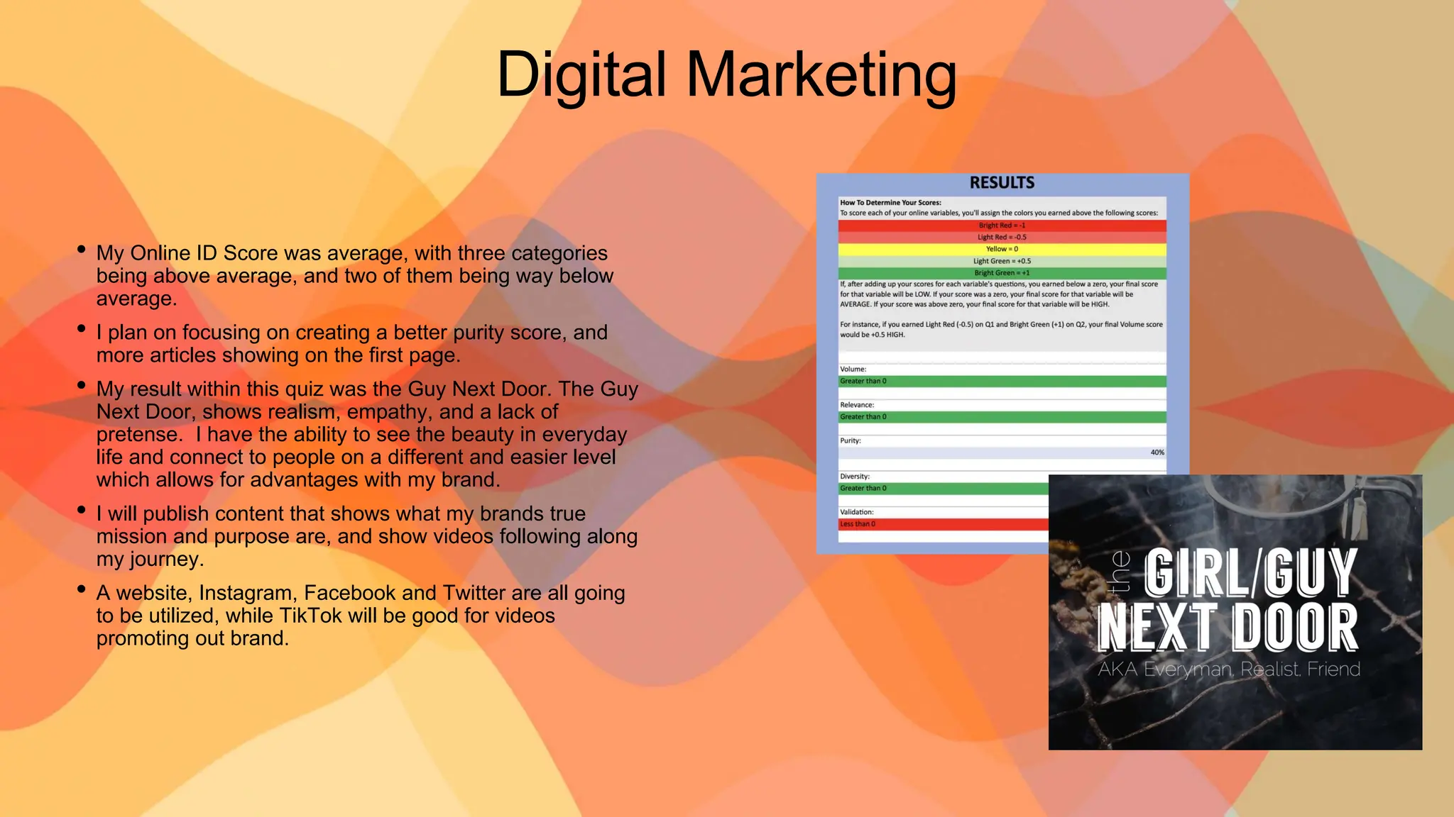 Personal Brand Exploration, Mack Hanna. FullSailUniversity | PPT