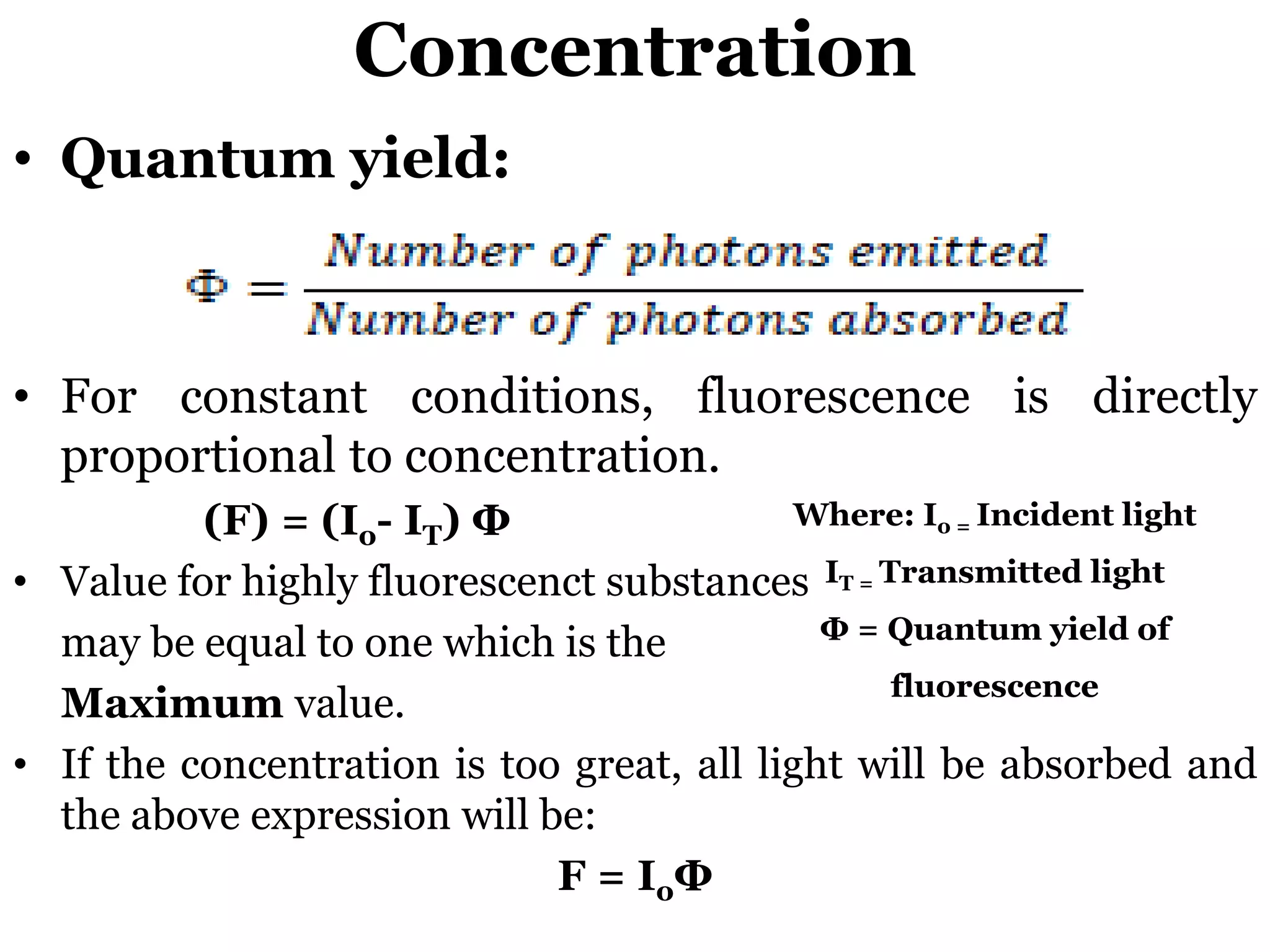 Spectrofluorimetry | PPTX
