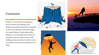 Resilience as positive character strength | PPTX