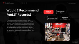 hanna Kimberly retail scavenger hunt for FeeLit Records | PPTX