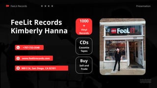 hanna Kimberly retail scavenger hunt for FeeLit Records | PPTX