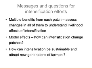 Understanding multifunctional landscapes and their change to inform ...